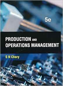 Amazon.com: Production and Operations Management (9781259005107): Chary ...