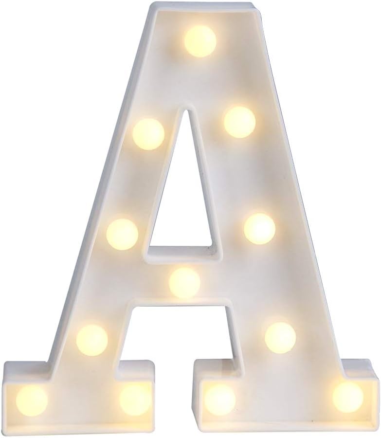 LED Buchstabe Lichter Alphabet, LED Brief Licht, Led dekoration für ...