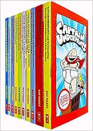 Captain Underpants: 10 Book Set: Dav Pilkey: 9781407163284: Books ...