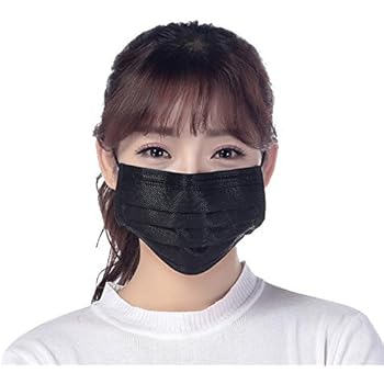 Amazon.com: Yamde 50 Pcs Disposable Earloop Face Masks Germ Dust ...