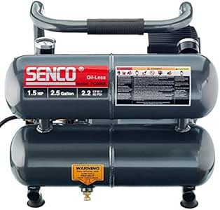 Amazon.com: Senco PC0968 Compressor, 1.5-Horsepower (PEAK) 2.5-Gallon ...