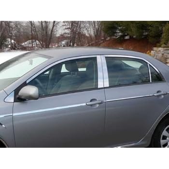 Amazon.com: QAA fits 2003-2008 Toyota Corolla 12 Piece Stainless Window ...