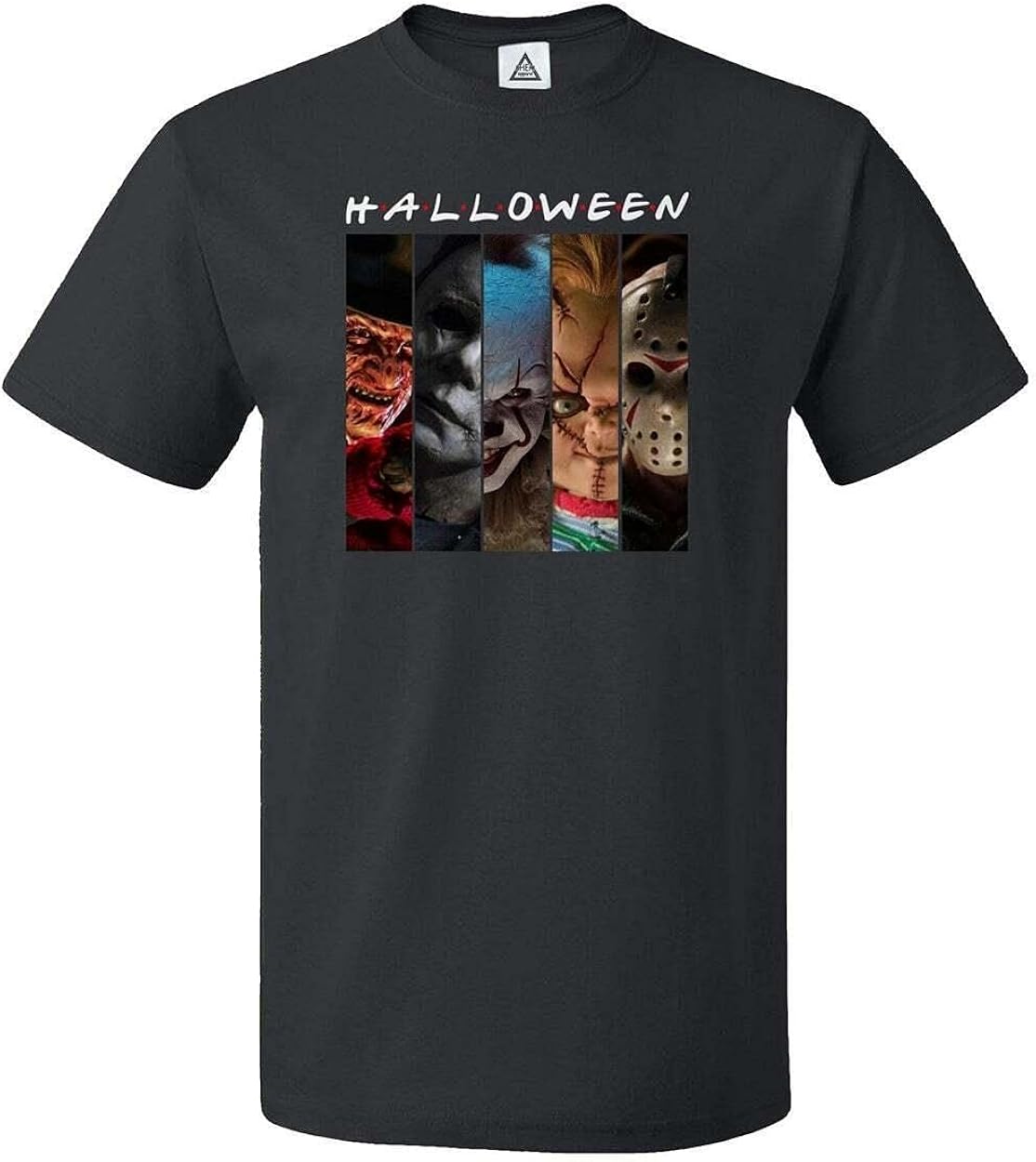 Amazon.com: Halloween Scary Horror Movie Characters T Shirt Horror ...