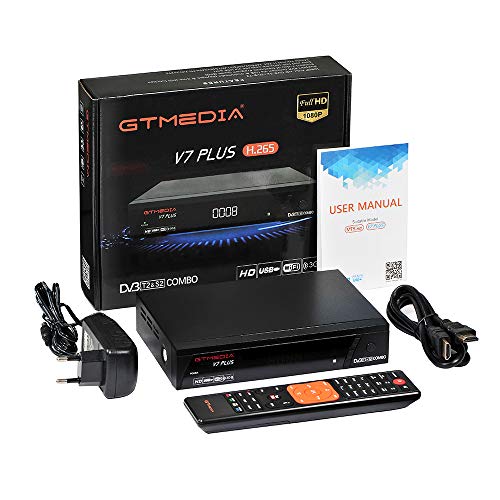 GT MEDIA V7 Plus HD Free to air Satellite Receiver FTA DVB-S2/T2 Built ...
