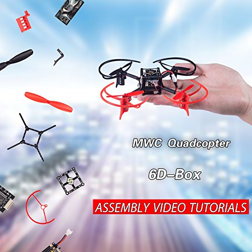 SunFounder RC Drone Quadcopter Kit 6 Axis Multiwii Flight Controller 6D ...