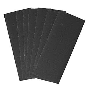 120 Grit Dry Wet Sandpaper Sheets by LotFancy, 9 x 3.6", Silicon ...