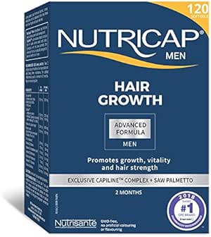 Nutricap for Men Hair Growth Advanced Formula, Promote Vitality and ...
