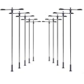 Amazon.com: LQS13 10pcs Model Railway Train Lamp Post Street Warm White ...