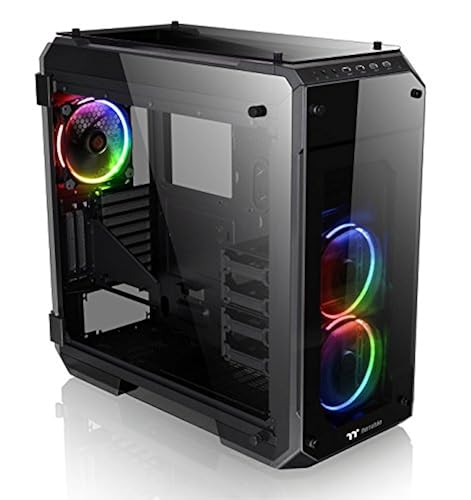 Thermaltake View 71 RGB 4-Sided Tempered Glass Vertical GPU Modular E ...