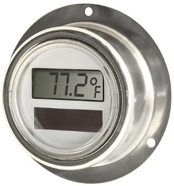 Miljoco CD201468403-60 Digital Thermometer, Solar Powered Display ...