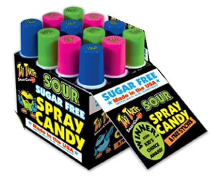 Amazon.com : Too Tarts Sour Spray Candy 24 Count Box : Grocery ...