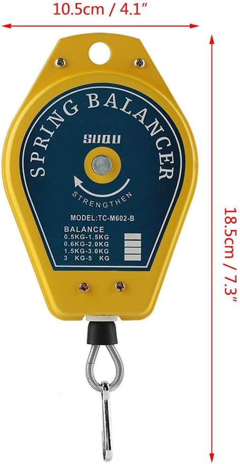 Retractable spring loaded tool holder, spring balancer tool holder, 0.5 ...