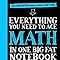 Buy Everything You Need to Ace Math in One Big Fat Notebook: The ...