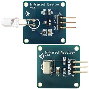 Amazon.com: 38kHz Infrared (IR) Receiver Module for Arduino and Remote ...