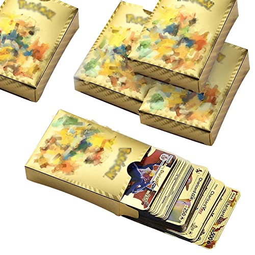 54 PCS TCG Deck Box Including Gold Foil Card Assorted Cards ( Rare ...