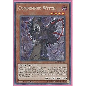 Amazon.com: Yu-Gi-Oh! - Condemned Witch - SOFU-EN028 - Soul Fusion ...