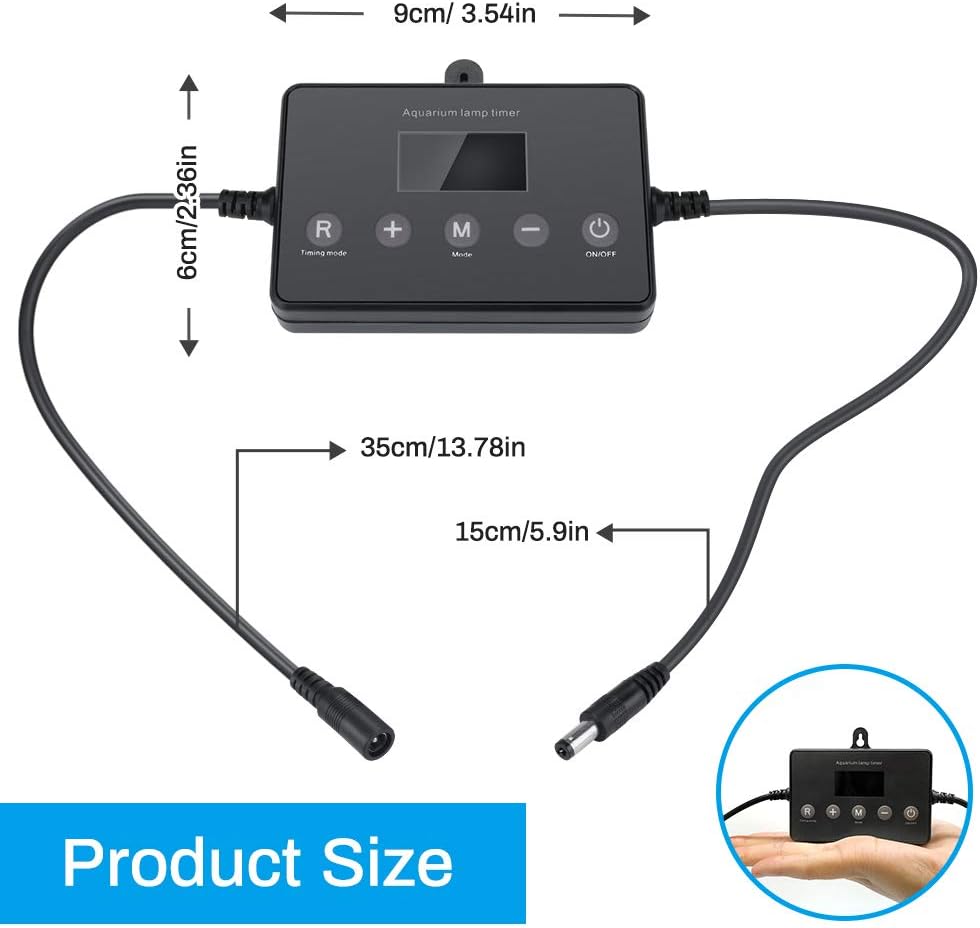 Achort Aquarium Light Timer LED Timer for Aquarium Light LED Digital ...