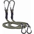 CanKing Carabiner Bungee Cords with Hooks Camo Green 120 inch/10 ft 2 ...