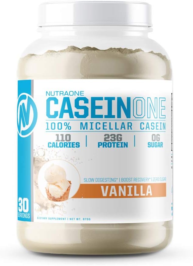 Amazon.com: CaseinOne Casein Protein Powder by NutraOne – No Sugar and ...