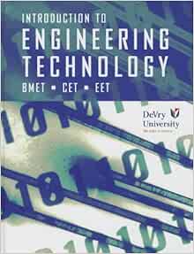 Introduction to Engineering Technology, DeVry University: BMET, CET ...
