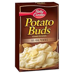 Amazon.com : Betty Crocker Mashed Potato Buds, 13.75-Ounce (Pack of 6 ...