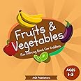 Amazon.com: Fruits & Vegetables Fun Coloring Book for Toddlers: Large ...