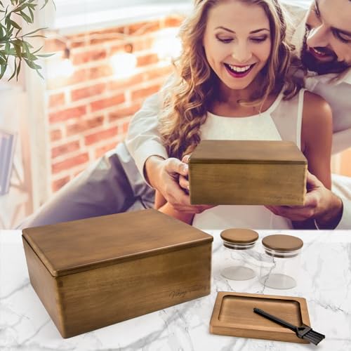 Mua Viking Factory Large Wooden Storage Box with Trays for Personal ...