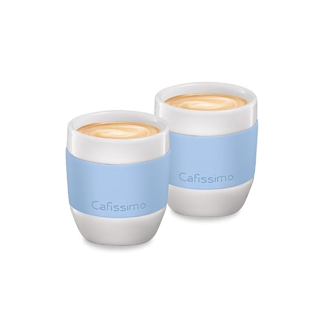 Tchibo Cafissimo Becher oder Tassen aus Porzellan mit Silikonmanschette ...