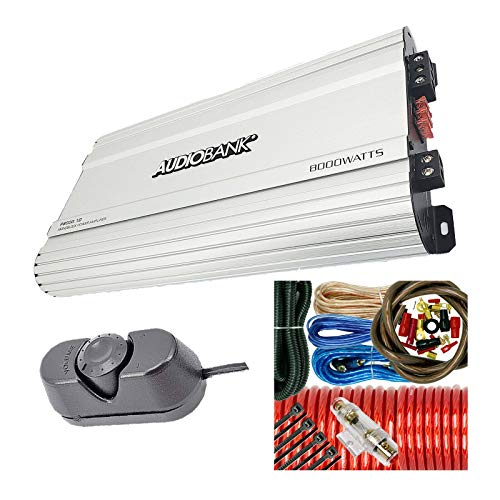Audiobank P8000.1D 8000 Watts Peak Power Monoblock Power Class D Car ...