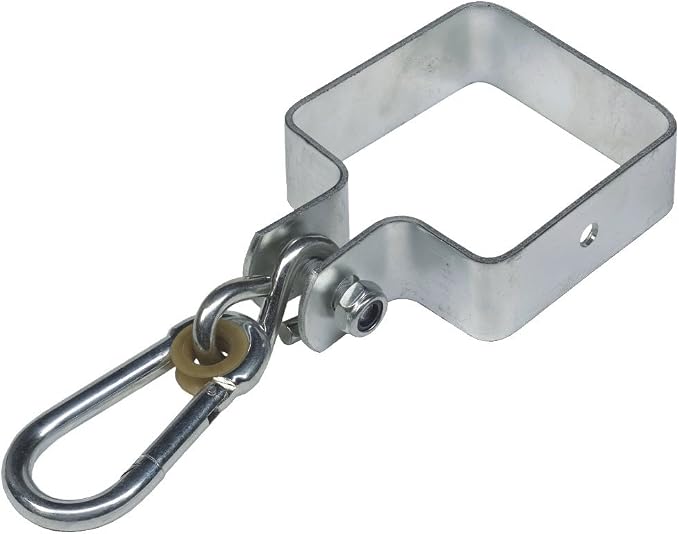 WICKEY Schaukelschelle mit Karabiner für Vierkant Schaukelbalken 9x9 cm ...