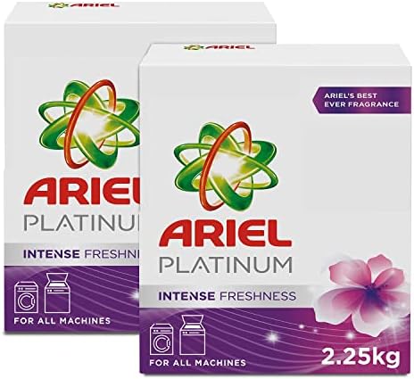 Ariel Platinum Intense Freshness Laundry Detergent Powder, Stain-Free ...