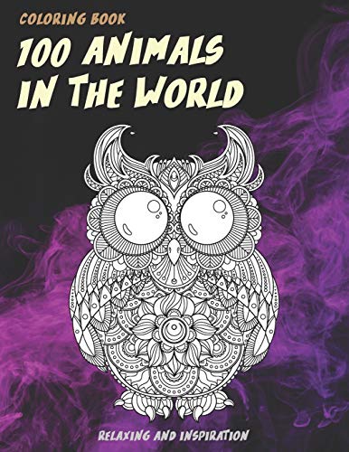 Terrifying Animals - Coloring Book - Unique Mandala Animal Designs and Stress Relieving Patterns ...