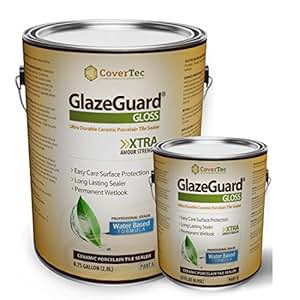 Amazon.com: GlazeGuard Gloss Floor Sealer Wall Sealer for Ceramic ...