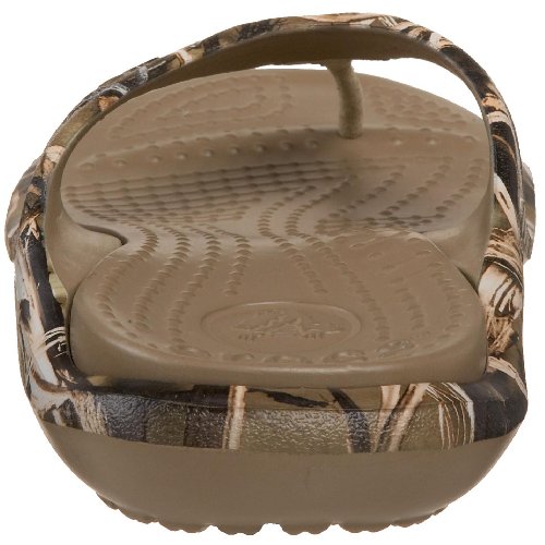 Crocs Men's Baja Realtree Flip Flop Sandal from crocs - Mizzle Blue â„¢
