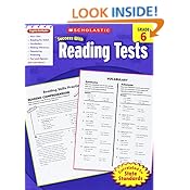 Amazon.com: Scholastic Success With Reading Tests, Grade 6 (Scholastic ...