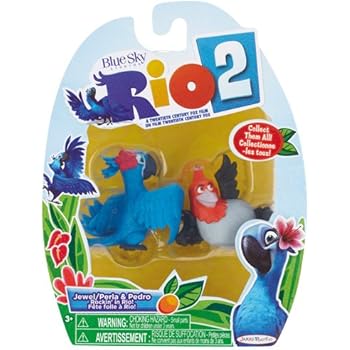 Amazon.com: Rio 2 Movie Carnival Party Pack Mini Figures Set 8-pack ...