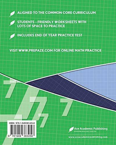 7th grade Math Workbook: CommonCore Math Workbook | Pricepulse