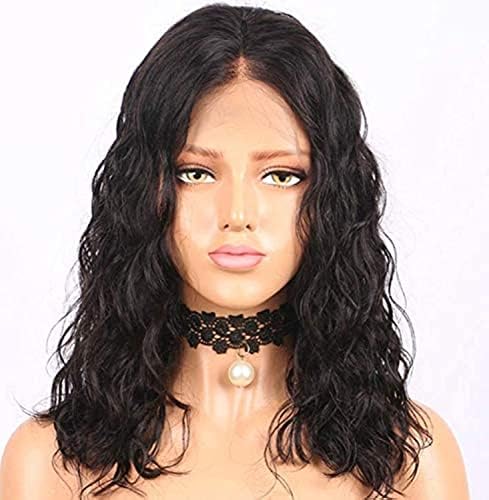 European and American wigs Women's short curly hair gradient rose net ...