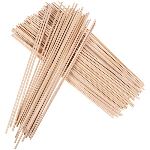 160-Piece Balsa Wood Sticks 1/8 x 1/8 x 12 Inch Square Dowels Rods ...