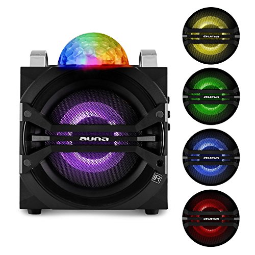 Buy auna DisGo Box 65 Party Stereo System Battery Bluetooth Interface ...