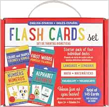 Bilingual Flash Cards Value Pack - Spanish and English (Includes ...