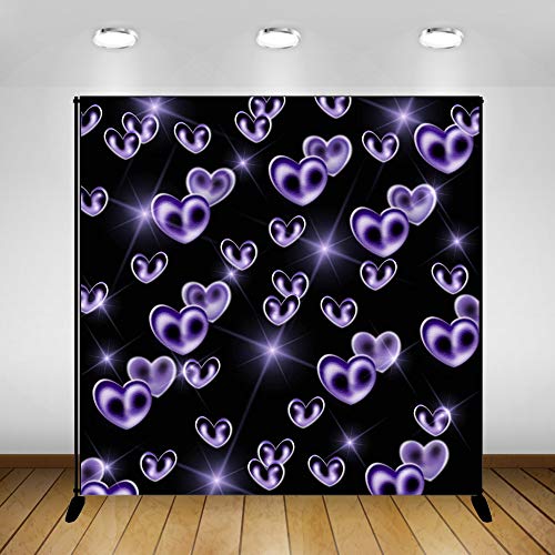 Buy Mocsicka Early 2000s Photography Backdrop Red Heart Couples Kids ...