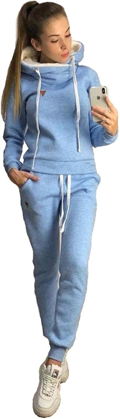 Jogginganzug Damen 2teiler Jogginganzug Damen Sweat Hose Zweiteiler ...