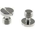 Amazon.com : HJ Garden 2pcs 3/8-16 Thread Stainless Steel Camera Fixing Screws Camera Tripod ...