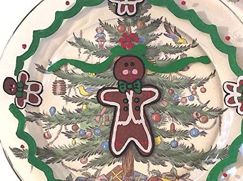 Amazon.com: Gingerbread Dinnerware, Christmas Plates, Gingerbread Men ...