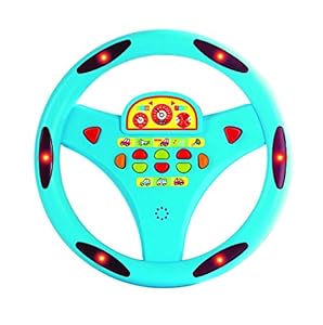 Play & Learn Toy Steering Wheel Kids Backseat Racing Driver Car ...