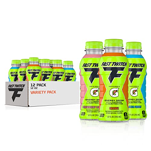 Fast Twitch Variety Pack Energy Drink, 12 Fl Oz Bottles, 12 Pack in ...