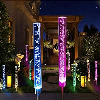 Amazon.com : Multi-Colored Solar Tube Light Set : Garden & Outdoor
