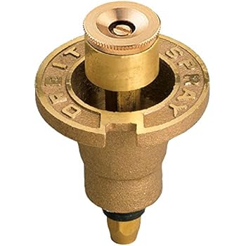 Amazon.com : Orbit 2 Pack Full Spray Pattern All Brass Pop-Up Sprinkler ...
