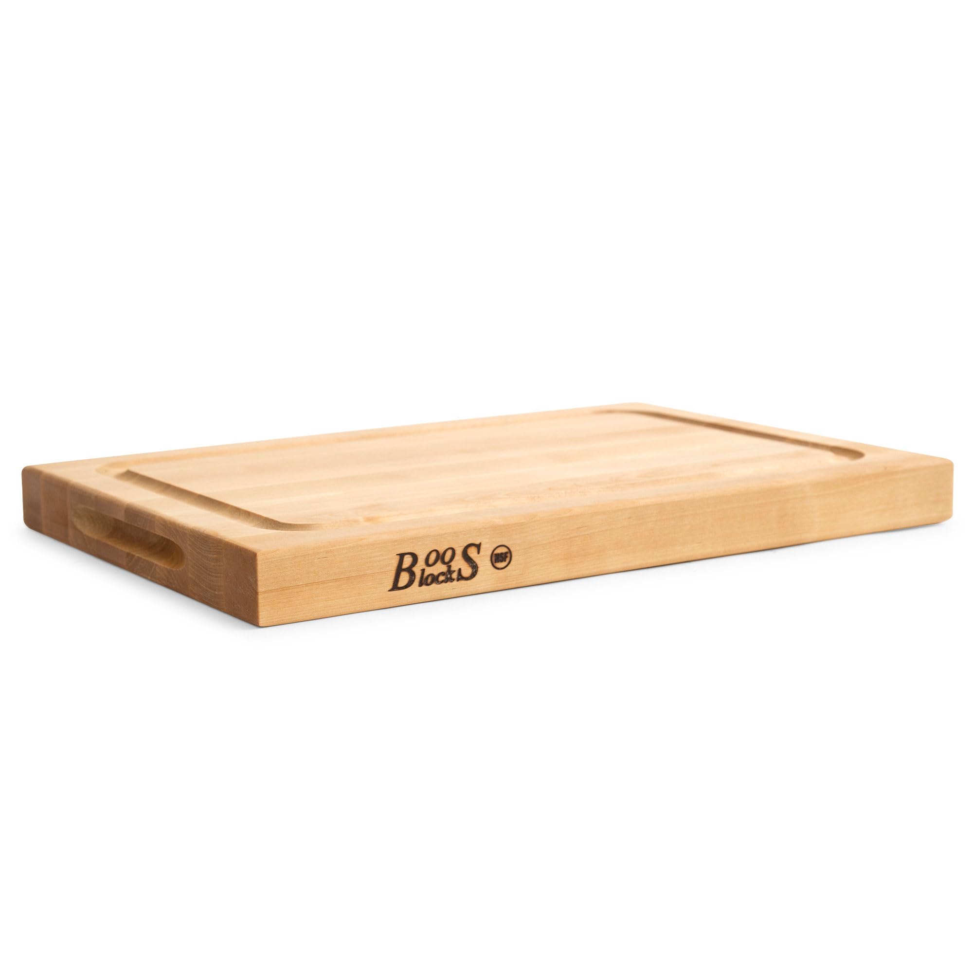 Mua John Boos BBQ Series Rectangular Wooden Maple Cutting Board 18”x12 ...